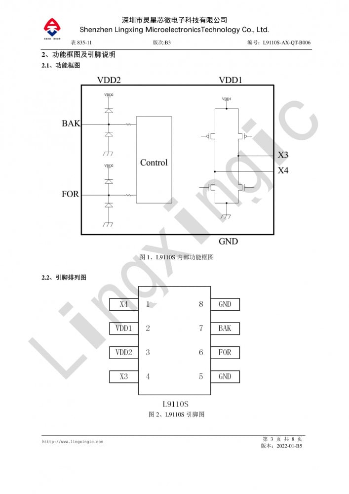 L9110S(LX) datasheet page 3