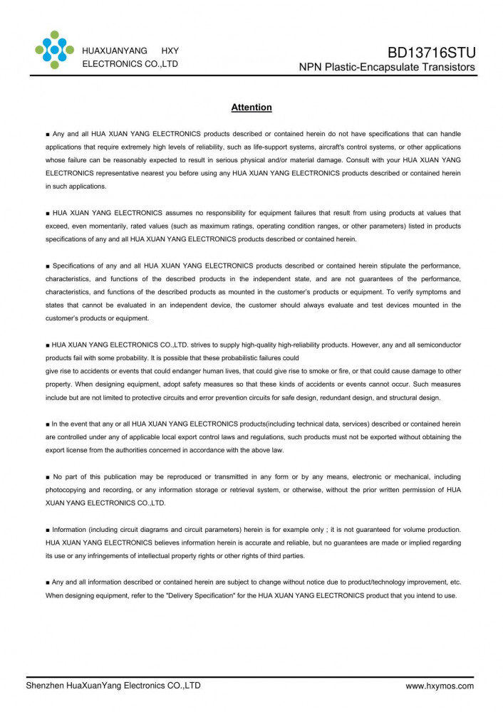 BD13716STU-HXY datasheet page 4
