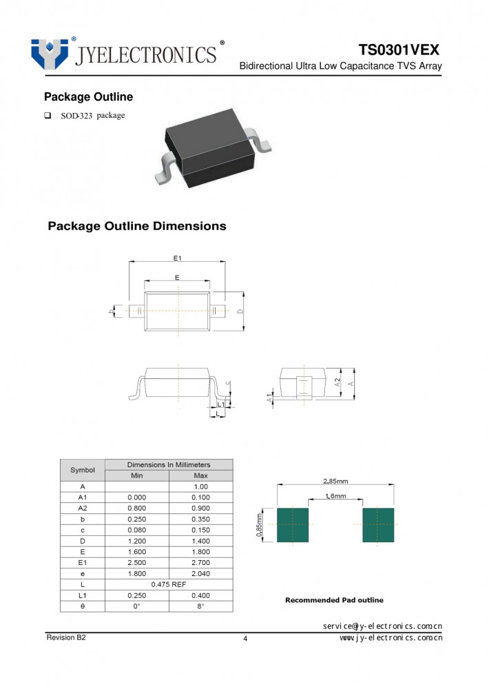TS0301VEX datasheet page 4