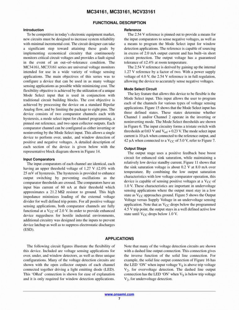 MC33161 datasheet page 7