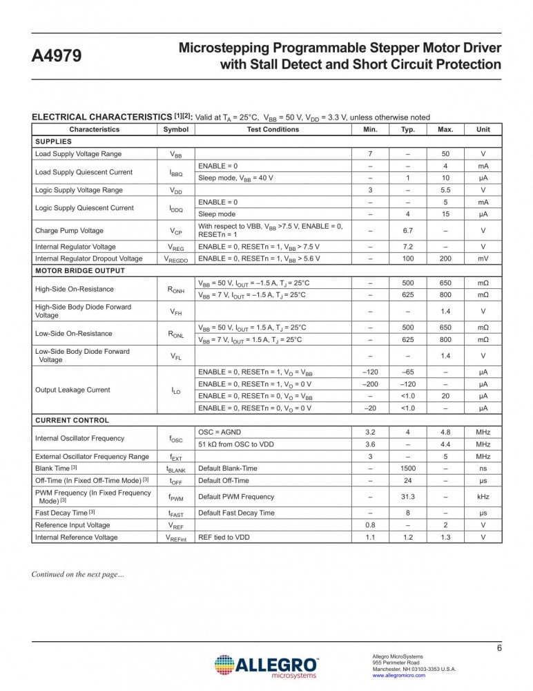A4979 datasheet page 6