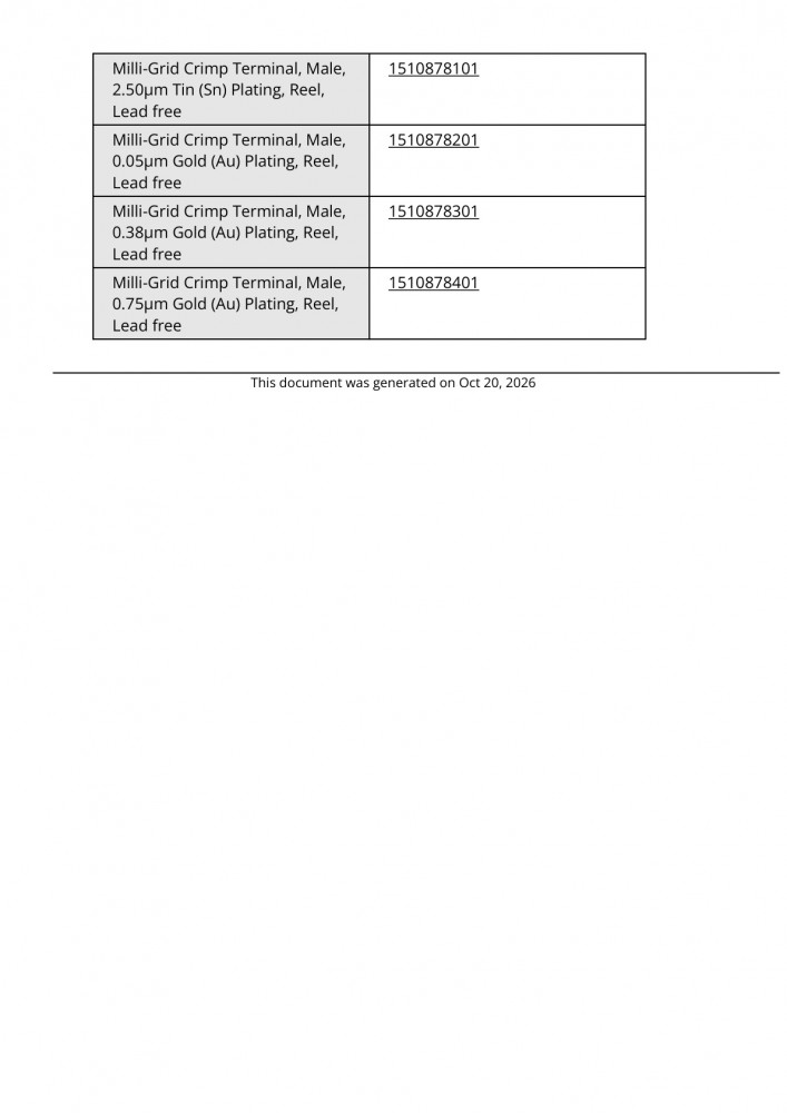 MOLEX 2002182700 tooling document, page 3