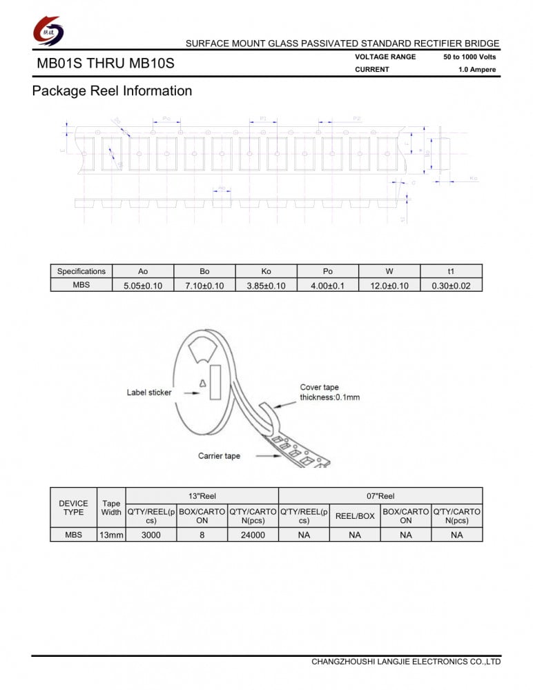 MB10S datasheet page 3