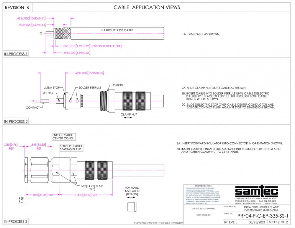 Samtec PRF04-P-C-EP-335-SS drawing page 2