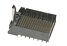 Impact 100 Ohm 5 Pair Vertical Backplane Header, Left Guided, Open Endwall, 16 Columns, 240 Circuits, Pin Length 4.90mm, Plated Through Hole Dimension 0.39mm, Lead-Free for sale