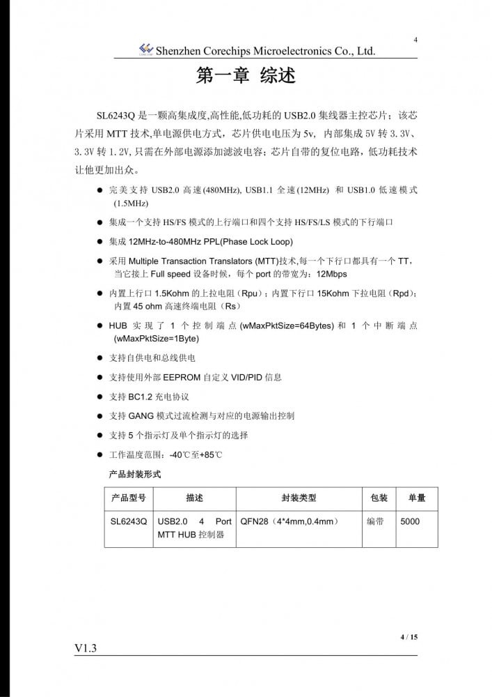 SL6243Q datasheet page 4