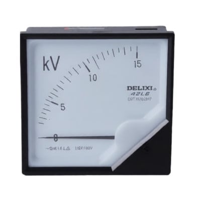 Delixi Electric 42L6V15KVD100V Analog Voltmeter Chip for Precise Voltage Measurement