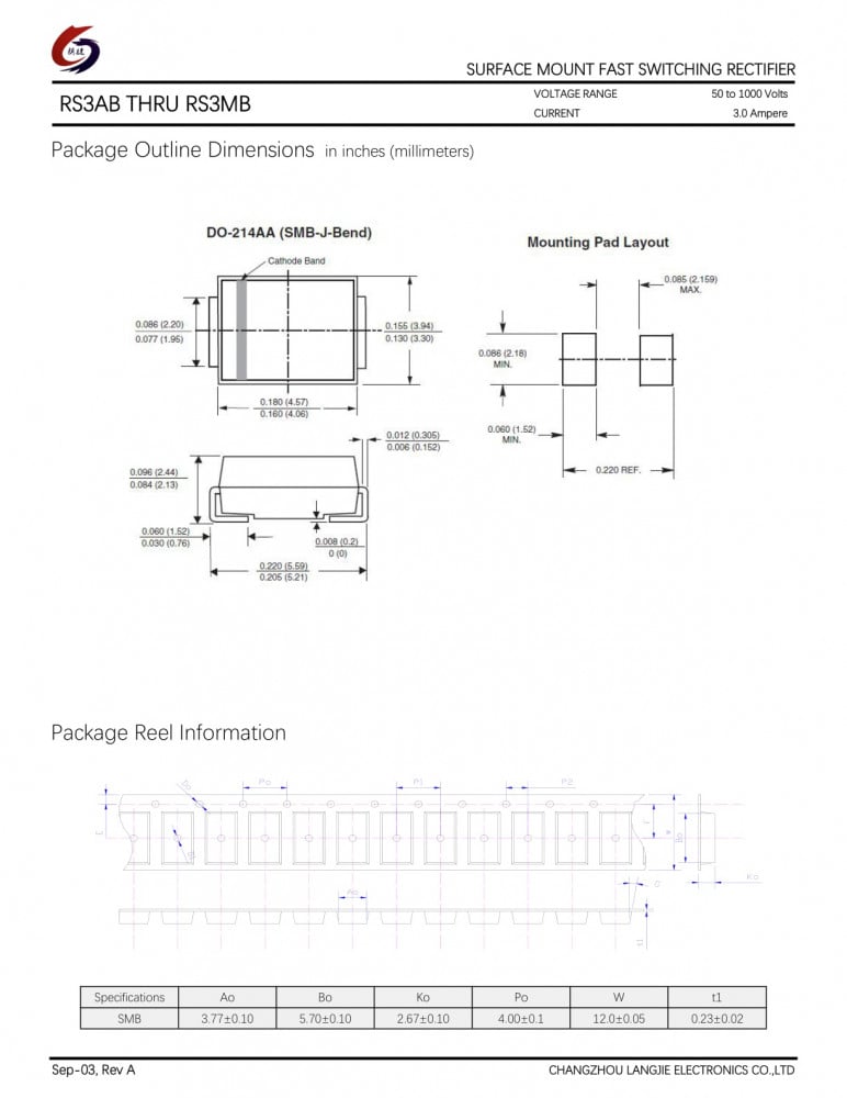RS3MB datasheet page 3