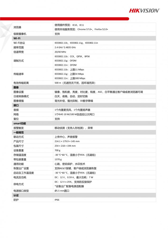 DS-IPC-K12H-LWT(/BA) technical document page 3