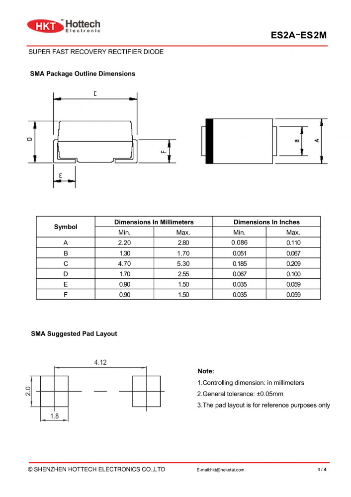 ES2JA datasheet page 3