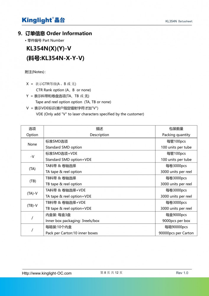 KL354N datasheet page 8