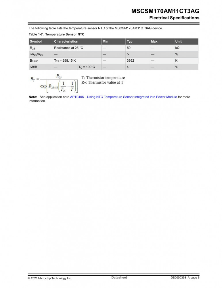 MSCSM170AM11CT3AG document page 6