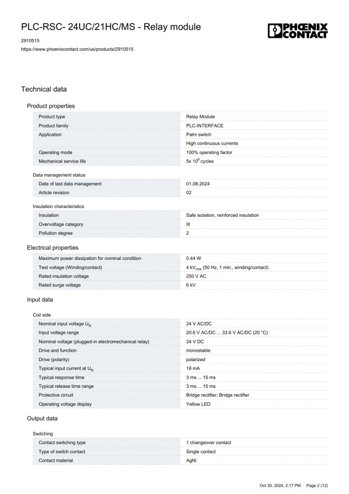2910515 technical document page 2