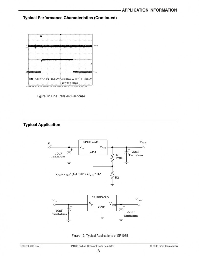 SP1085 datasheet page 8