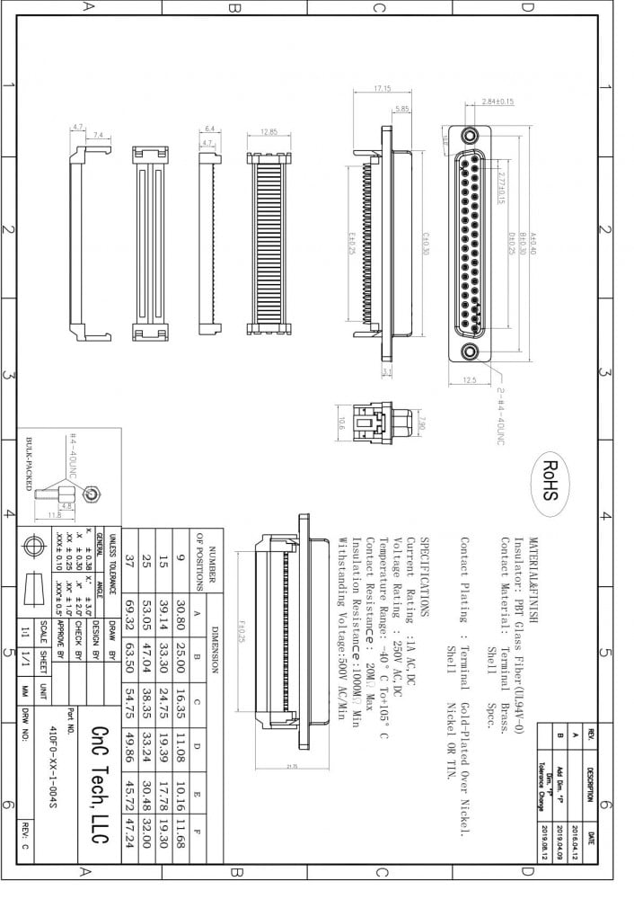 CNC Tech 410F0-37-1-004S technical drawing preview
