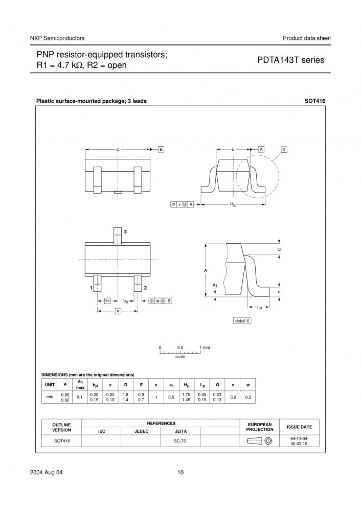 PDTA143T datasheet page 10
