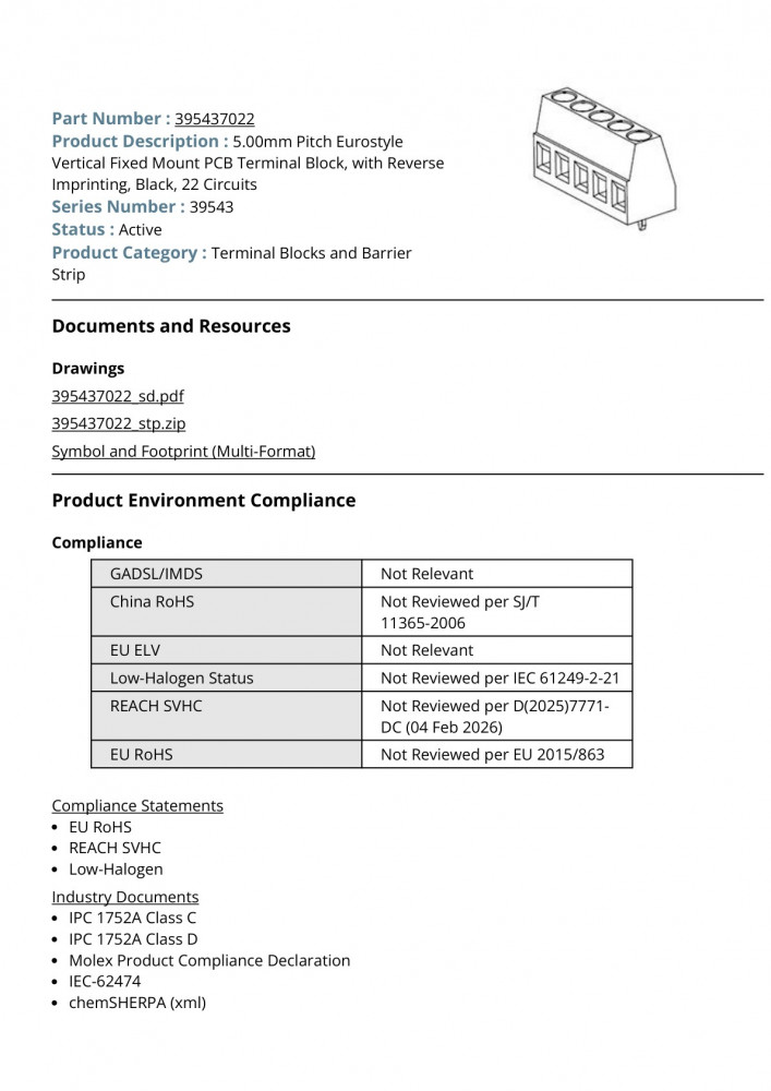 Technical document page 1