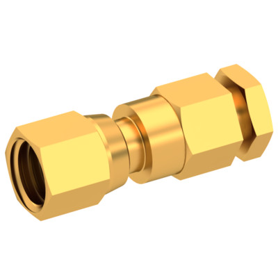 SMC / STRAIGHT PLUG FEMALE CRIMP TYPE FOR 2.6/50 S CABLE NICKEL