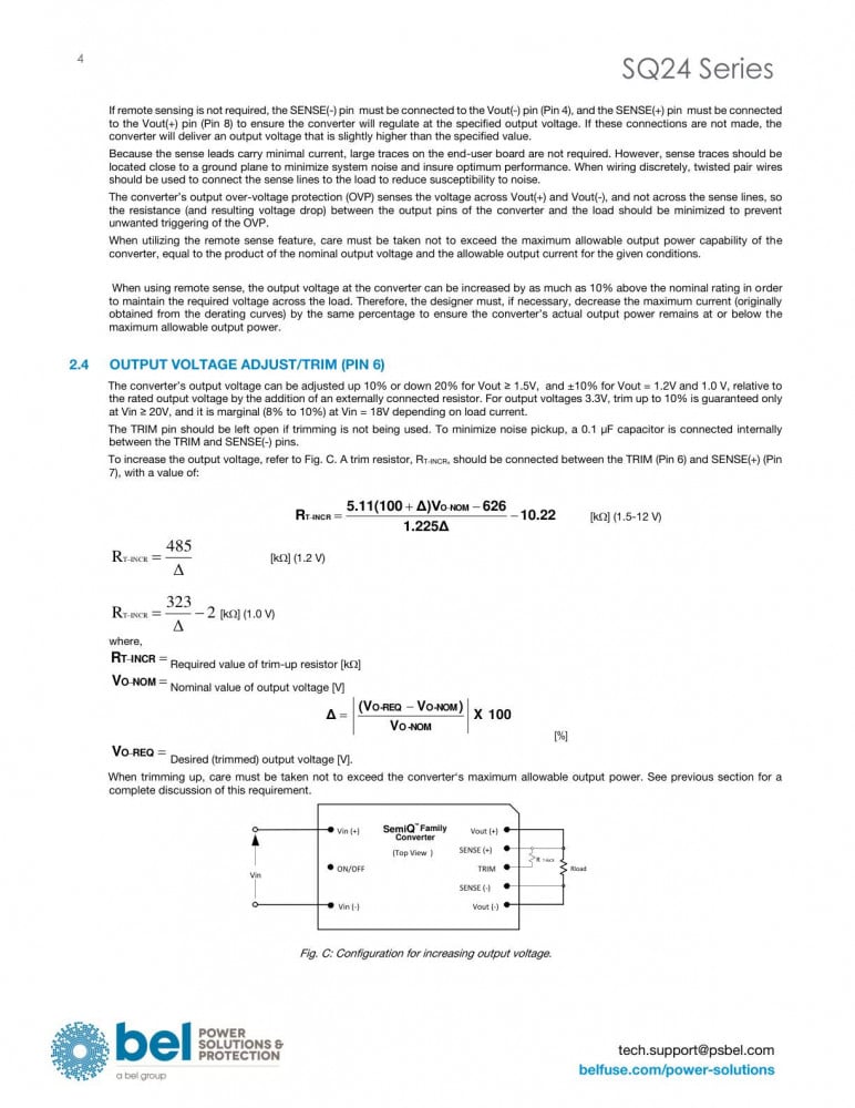 SQ24 Series datasheet page 4