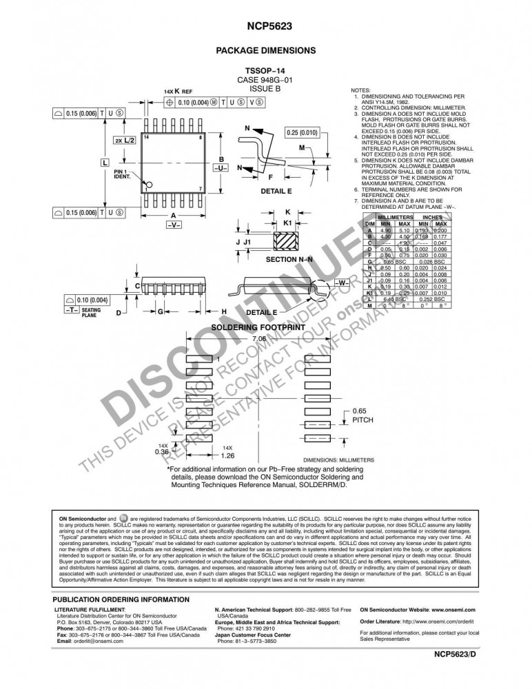 NCP5623 datasheet page 10
