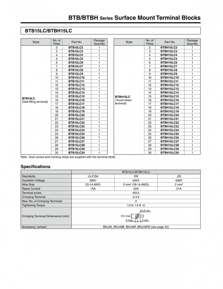 IDEC BTB15C2 document page 3