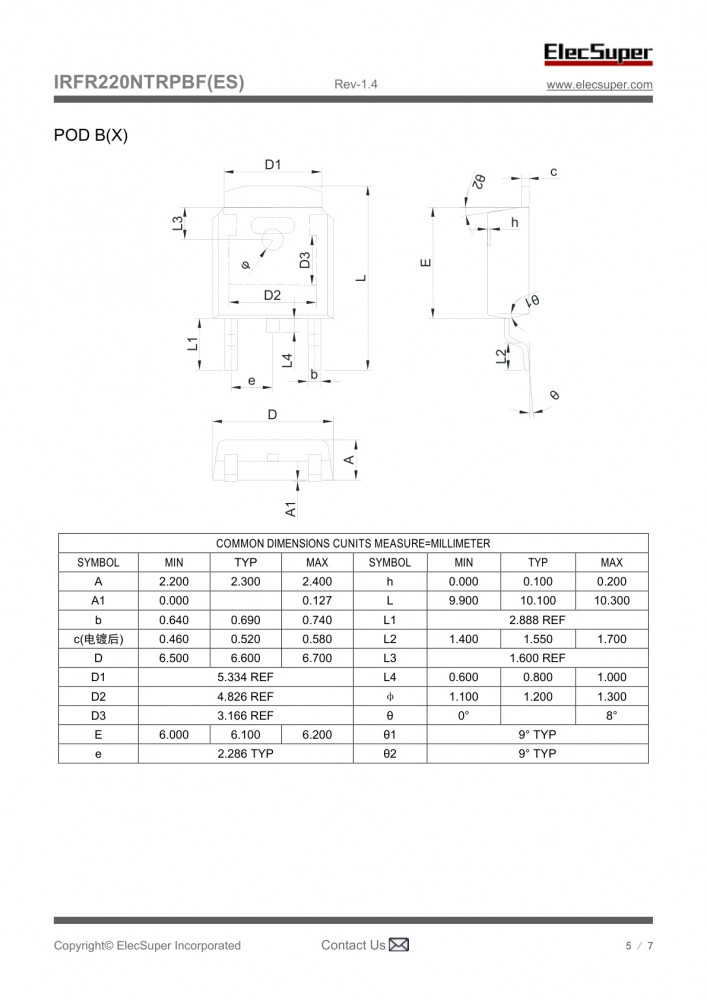 IRFR220NTRPBF(ES) datasheet page 5