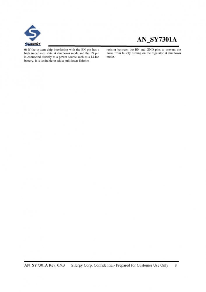 SY7301ADBC datasheet page 8