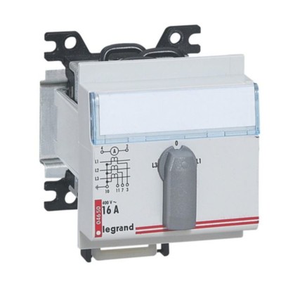 Lexic - Ammeter cam switch - 3-phase 4-position selector - 3 modules DIN rail mounting - Single ammeter CT-based circuit measurement for sale