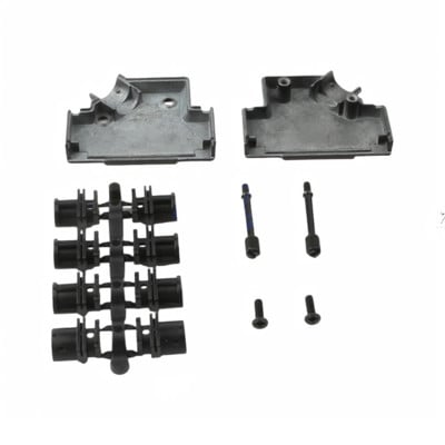 MH CONNECTORS MHDU45ZK25-K D-Sub Backshell Hood