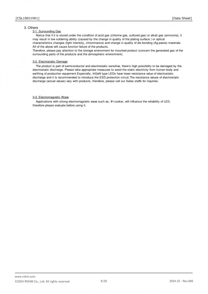 CSL1901VW1 datasheet page 9