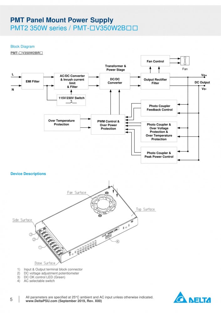 DELTA PMT2 datasheet page 5