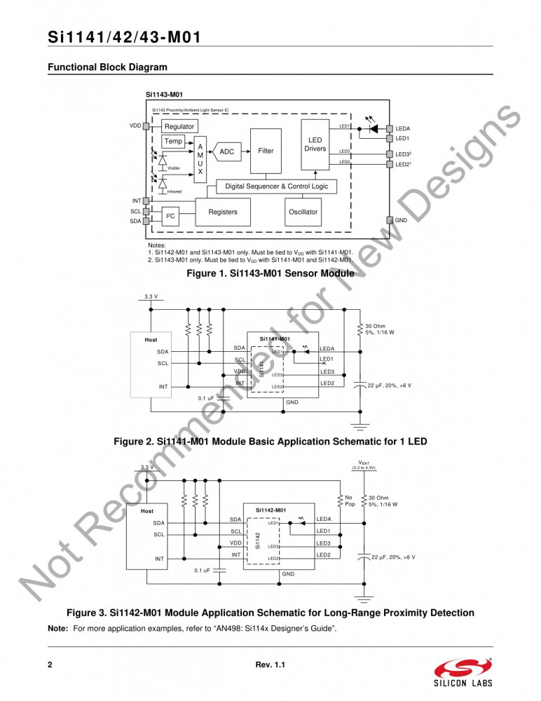SI1143-M01 documentation page 2