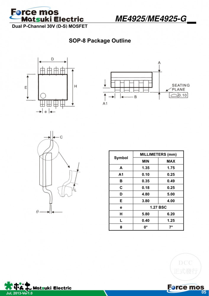 ME4925-G datasheet page 5