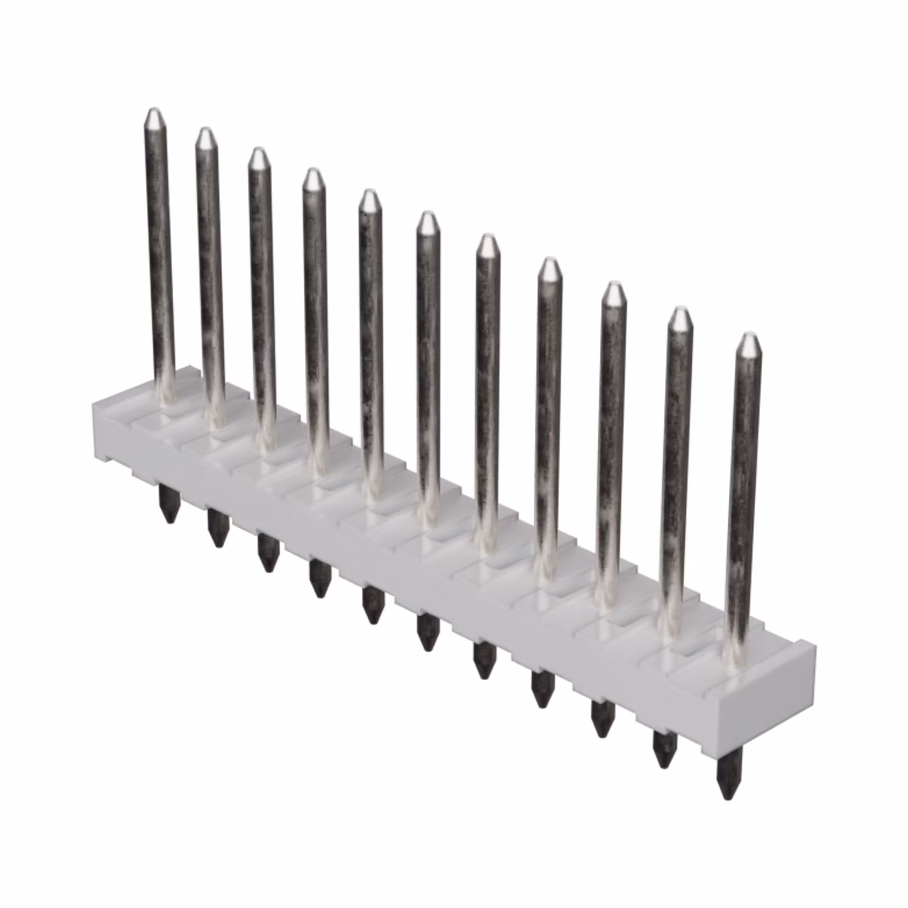 KK 396 Wire-to-Board Header, Vertical Round Pin, 11 Circuits, Tin (Sn) Plating, with Mating Pin Length of 16.18mm (.637