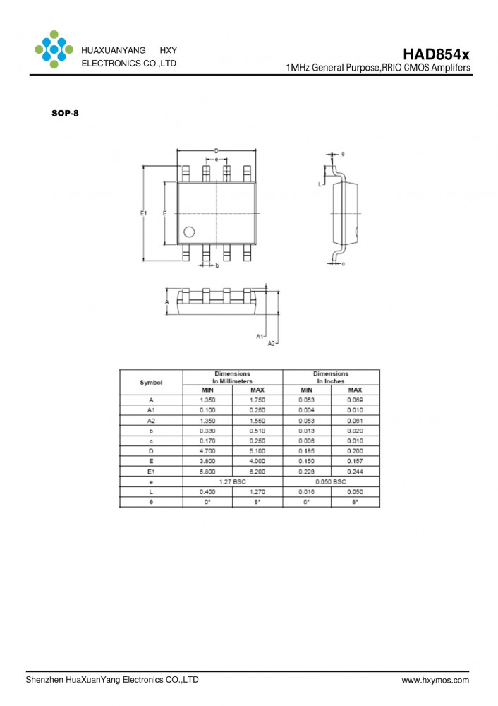 HAD8541ARTZ datasheet page 10