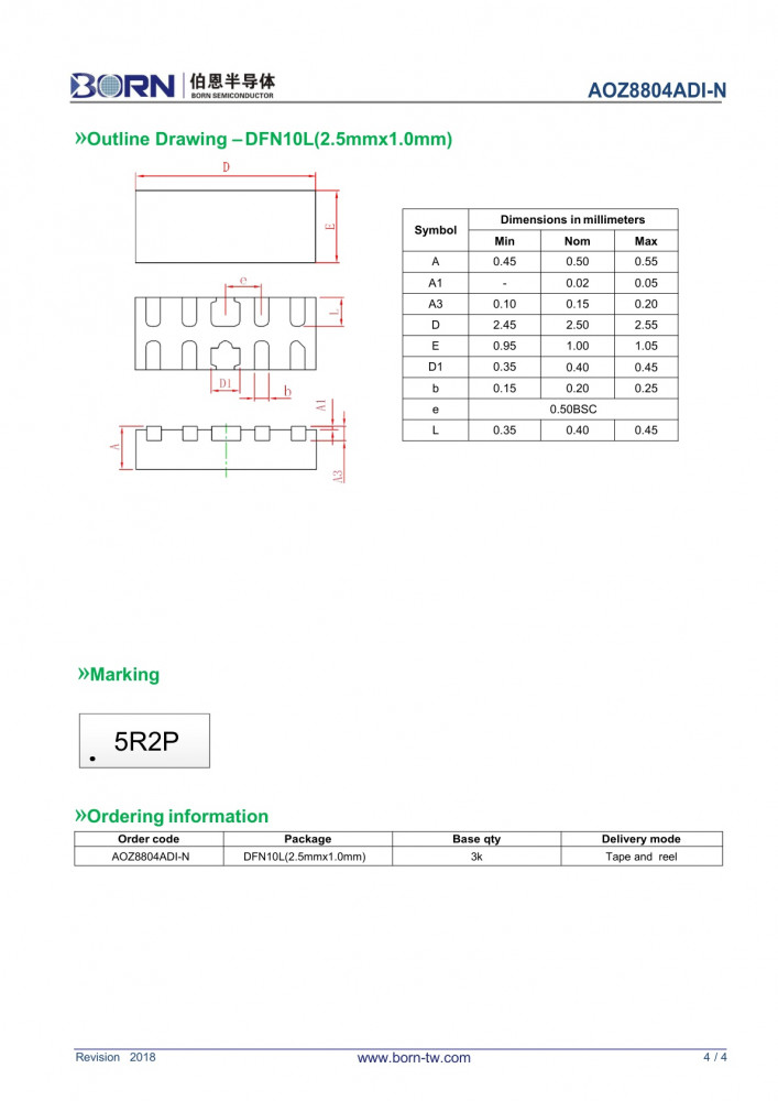 AOZ8804ADI-N datasheet page 4