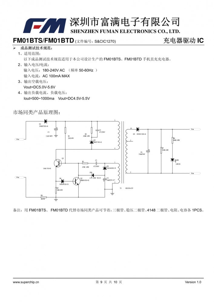 FM01BTS technical document page 9