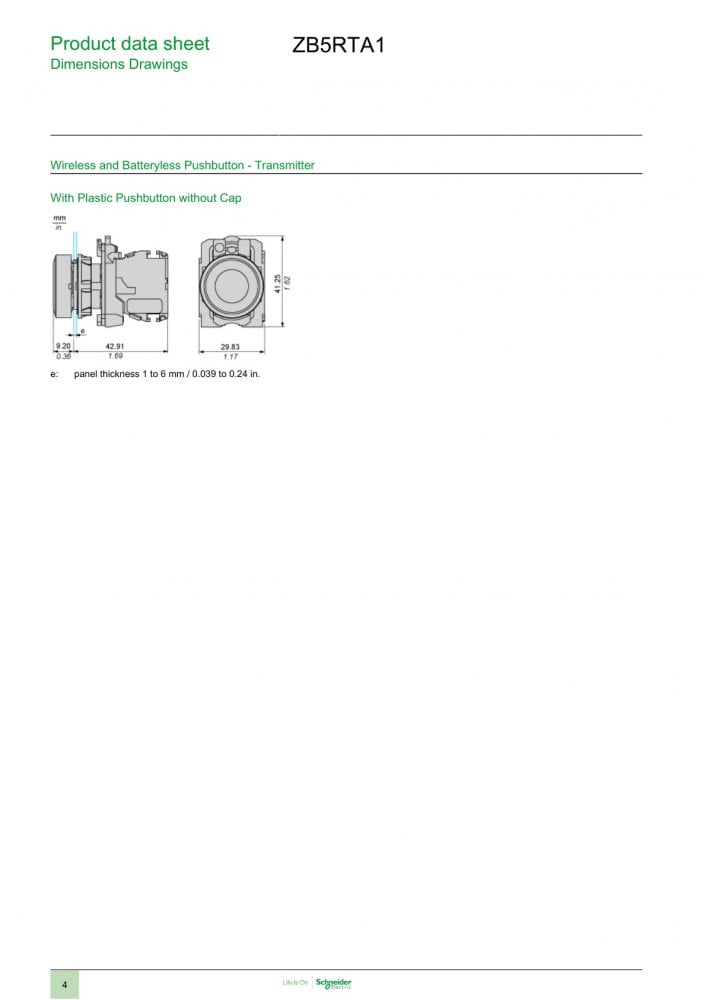 ZB5RTA1 technical document page 4
