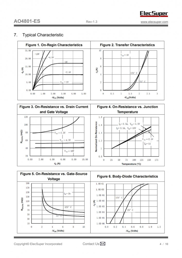 AO4801-ES datasheet page 4