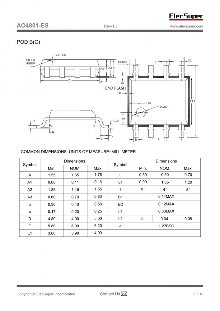 AO4801-ES datasheet page 7