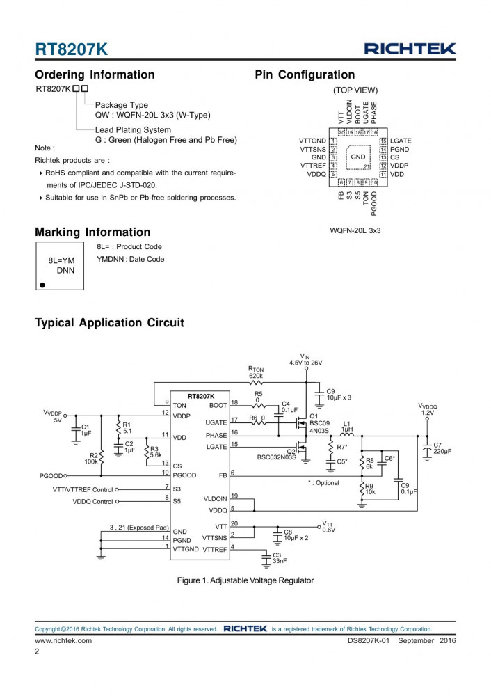 RT8207K datasheet page 2