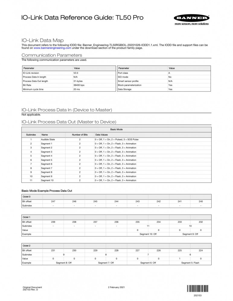 Technical document page 1