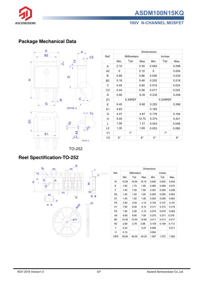 ASDM100N15KQ-R datasheet page 6