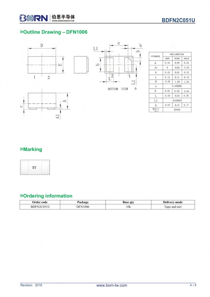 BDFN2C051U datasheet page 4