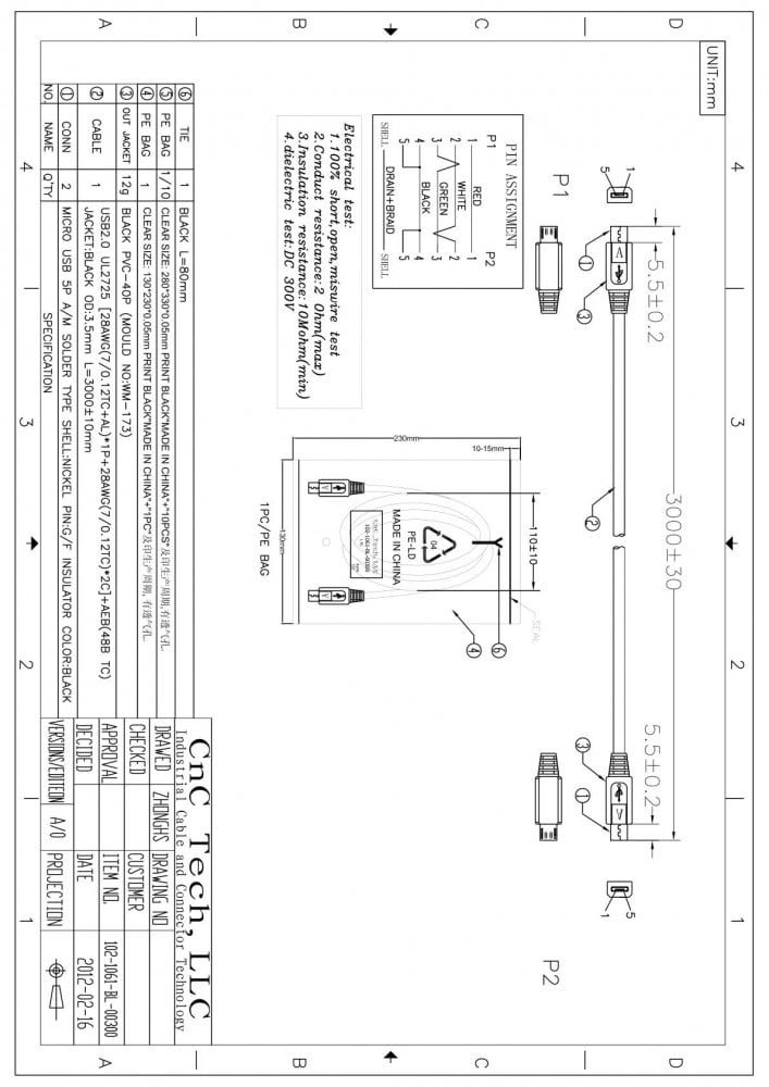 102-1061-BL-00300 technical document preview