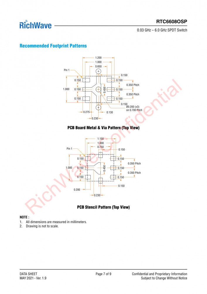 RTC6608OSP datasheet page 7