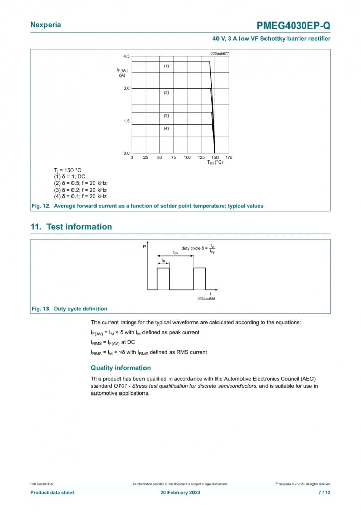 PMEG4030EP-QX datasheet page 7