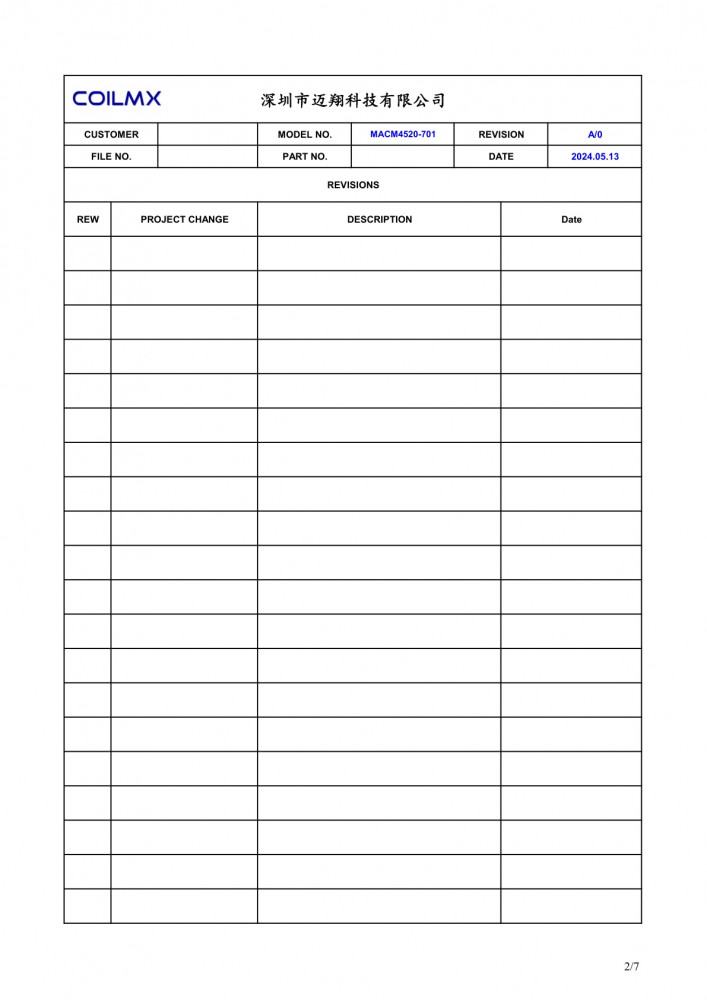 MACM4520-701 specification page 2