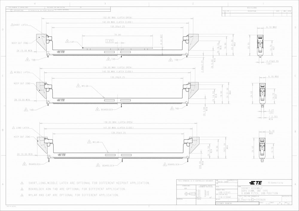 TE Connectivity 2-2355626-1 drawing page 2