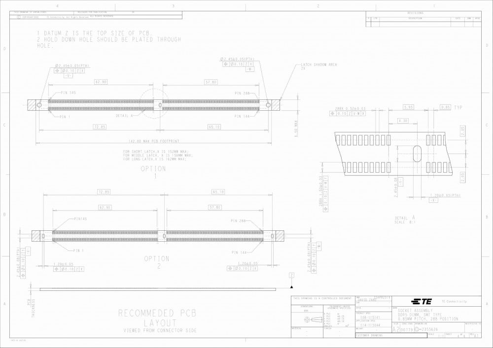 TE Connectivity 2-2355626-1 drawing page 4